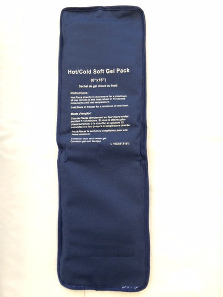 Hot/Cold Soft Gel Pack 6" x 18" – Massage Therapy Supply Outlet Ltd